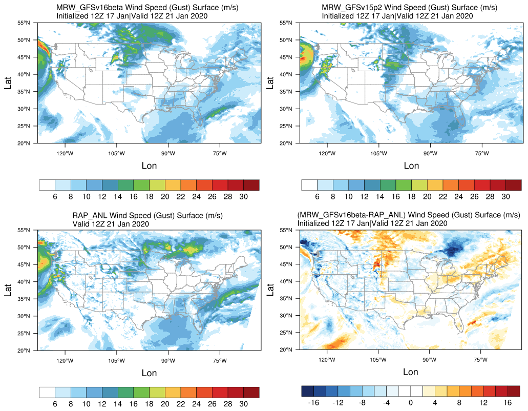 8. 2020 January Cold Blast — Case Studies for UFS Weather Model 1.0 ...